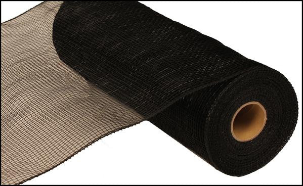 10" Deco Poly Mesh: Black - RE130202 - The Wreath Shop