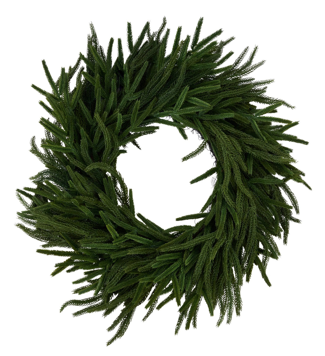 24" Real Touch Ming Pine Wreath - XX973709 - The Wreath Shop